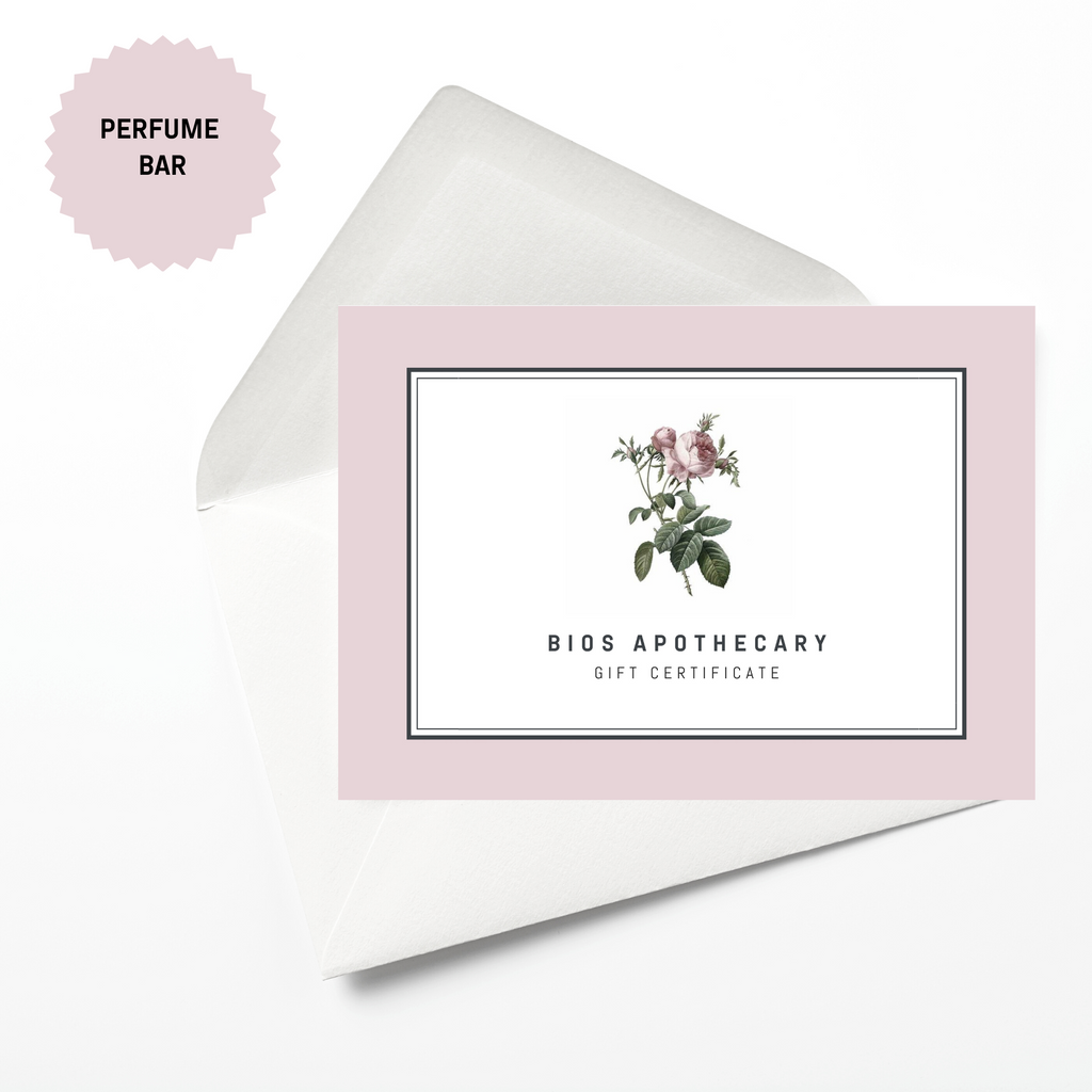 Gift an Experience - Custom Perfume Bar Gift Certificate – BIOS APOTHECARY