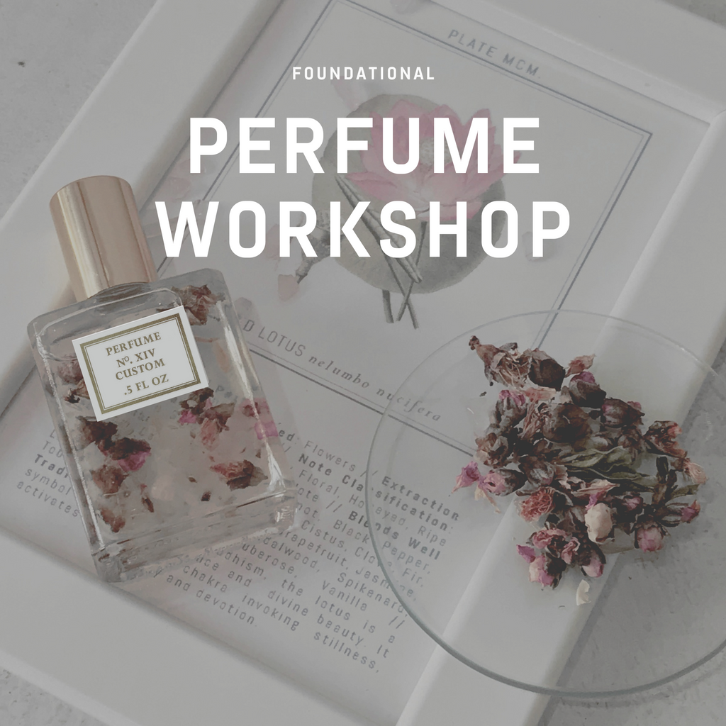 Natural Perfume Workshop in Brooklyn, New York – BIOS APOTHECARY